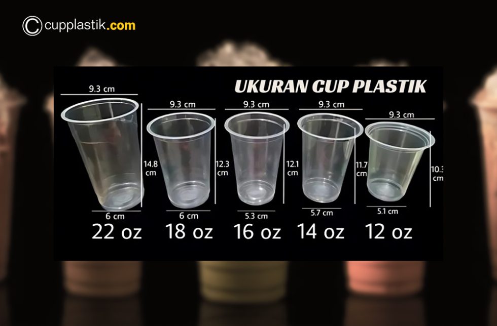 Ukuran Gelas Plastik Berapa ml? Panduan Konversi dari12 , 14 16 hingga ...